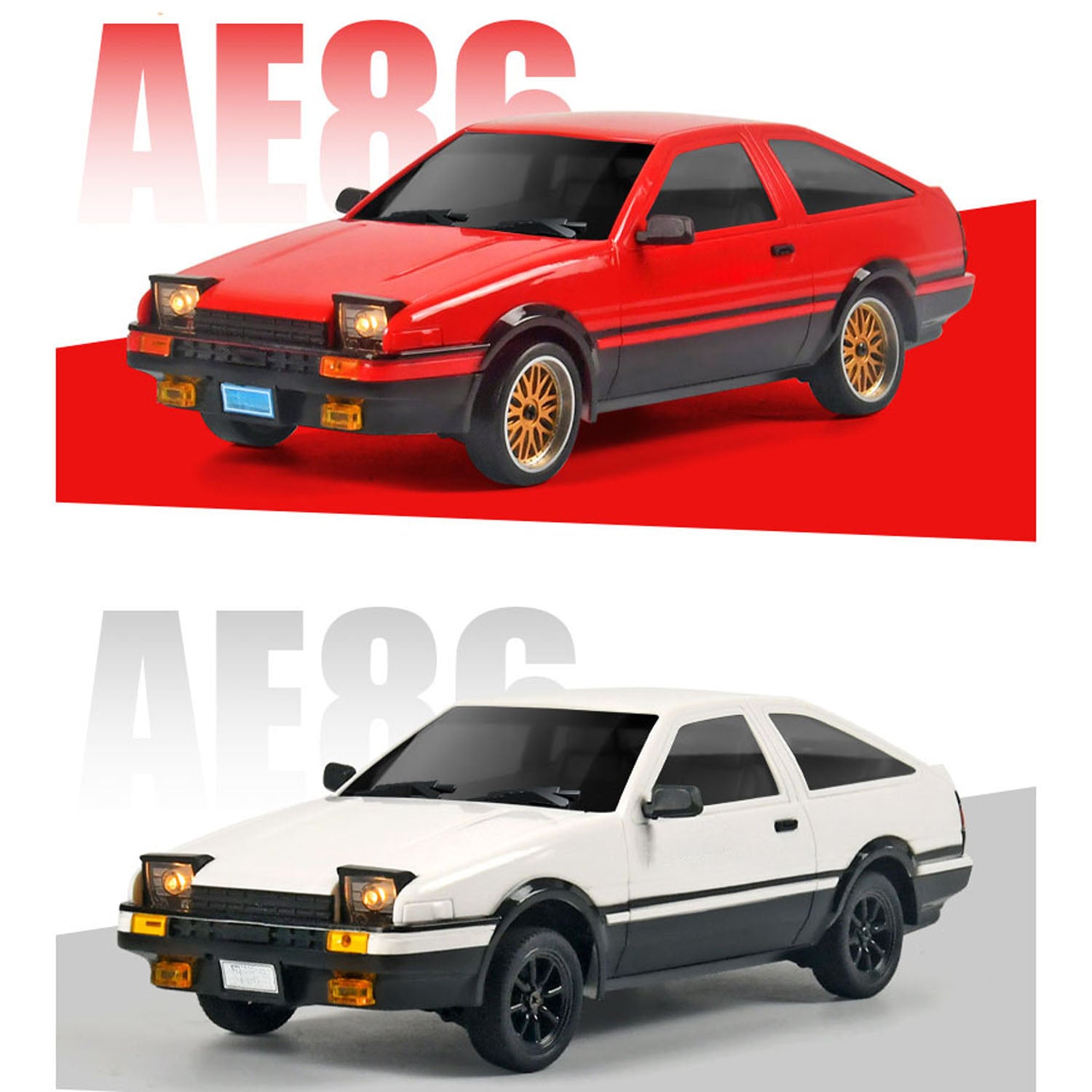 LDRC LD1801 1/18 Scale RC Drift Car RWD AE86 Ready to Run – Oliverhobby